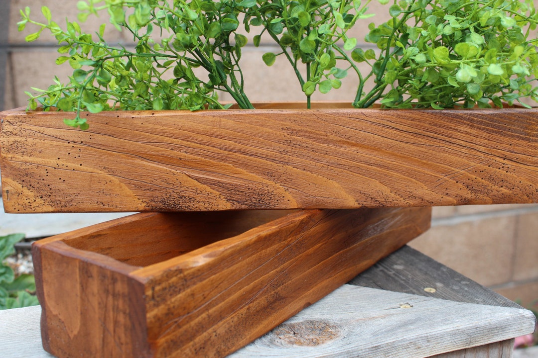 Wood Centerpiece Wedding Table Centerpiece Wood Box Table Display Wood ...