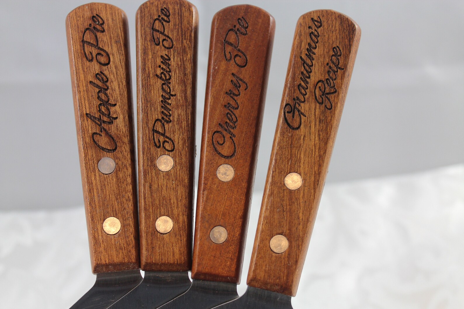 Wood Handle Engraved Pie Server Personalized - Etsy
