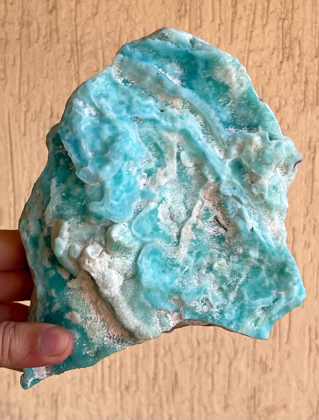 1450g Blue Aragonite Specimen From Afghanistan | Large Natural Healing ...