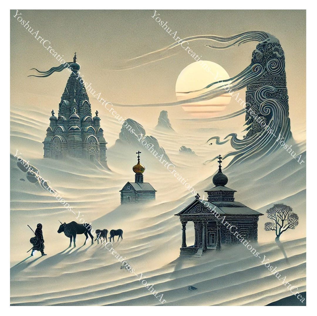Remnants of A Forgotten Unity Mystical Digital Art Printable Sacred ...