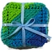 Hand Knit Face Scrubbies, Mini-dish Cloths, Scrubbies, Face Scrubbers ...