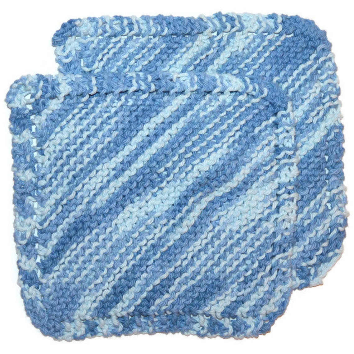 Hand Knit Dish Cloths Knitted Dishcloths Knitted Dish Rags - Etsy