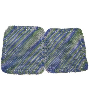 Hand Knit Dish Cloths Hand Knit Dish Cloths, Knitted Dishcloths ...