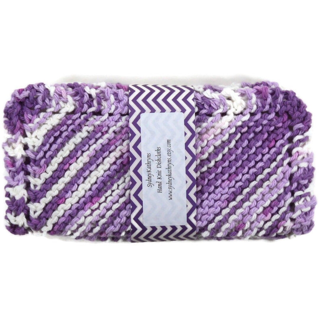 Hand Knit Dish Cloths Knitted Dishcloths Knitted Dish Rags - Etsy