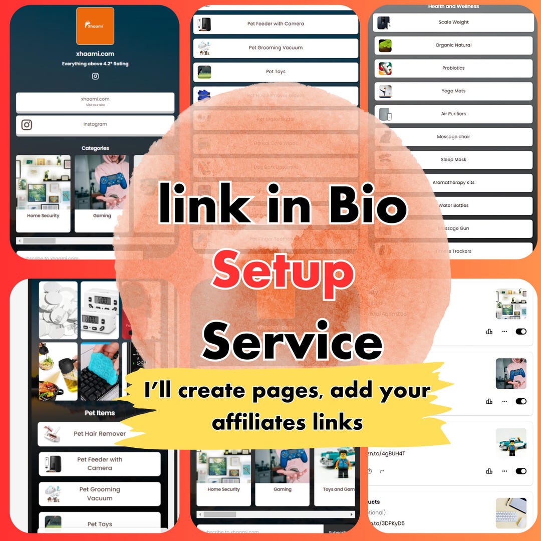 Link in Bio Service | Beacons & Link Tree Setup | Affiliate Links ...