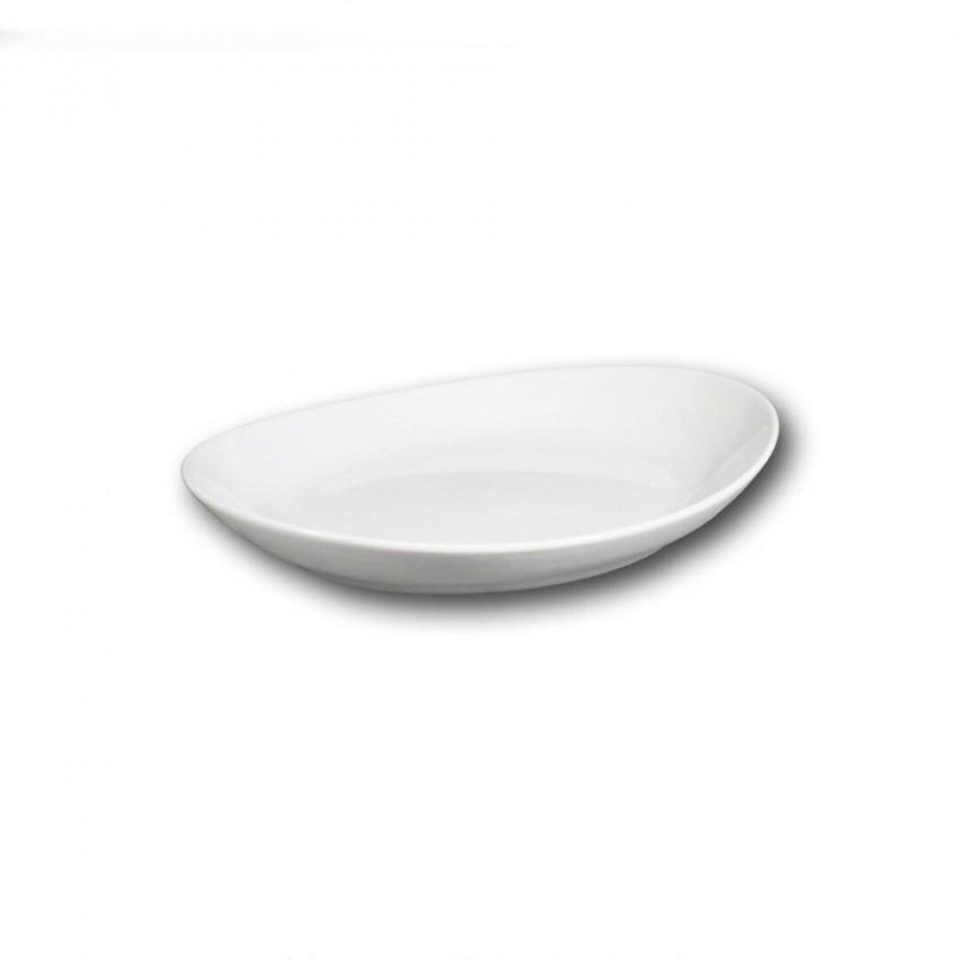 White Porcelain Gondola Plate - L 21 Cm - Tivoli - Etsy