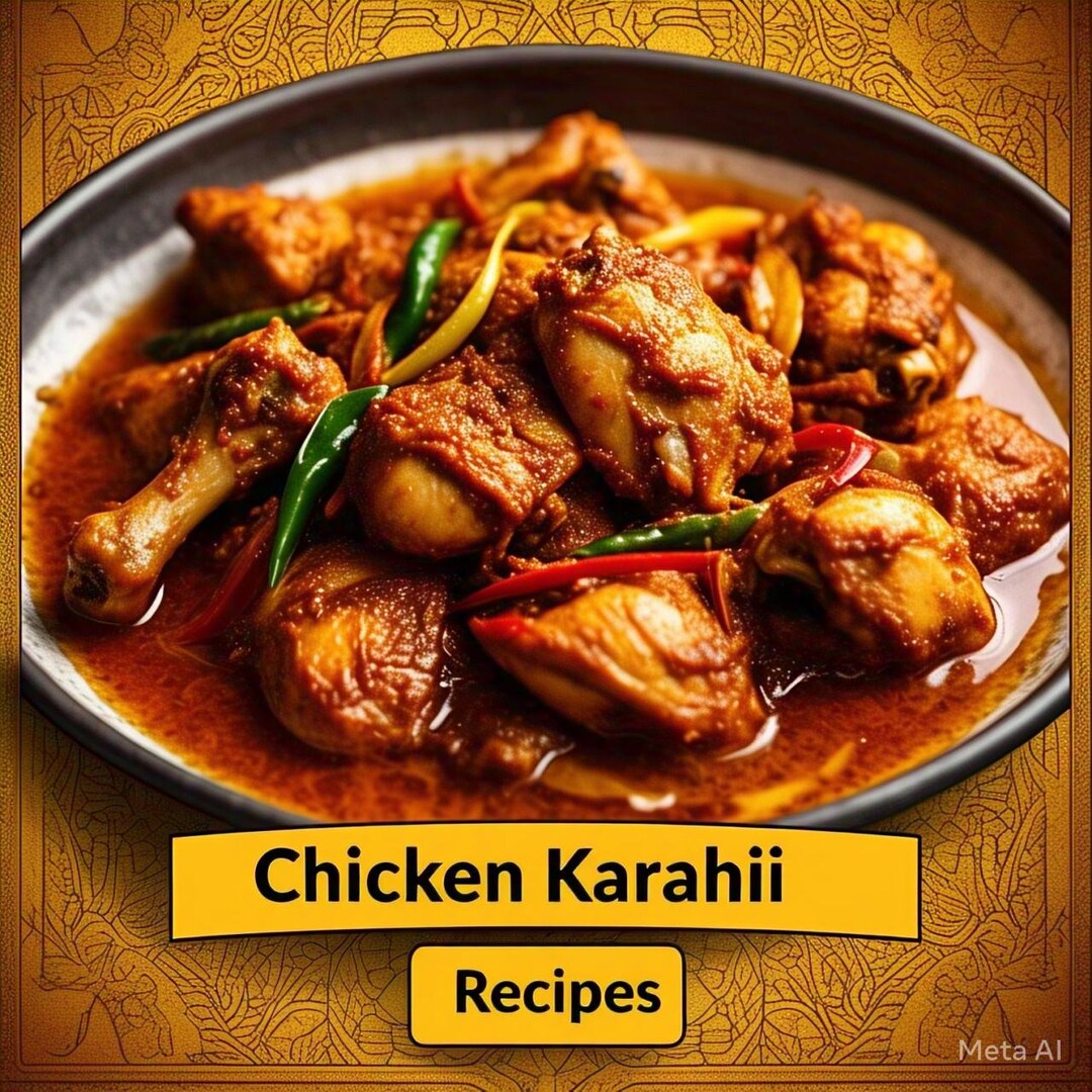 Pakistani Commercial Chicken Karahi's Recipe, Recipe Book , Pakistani ...