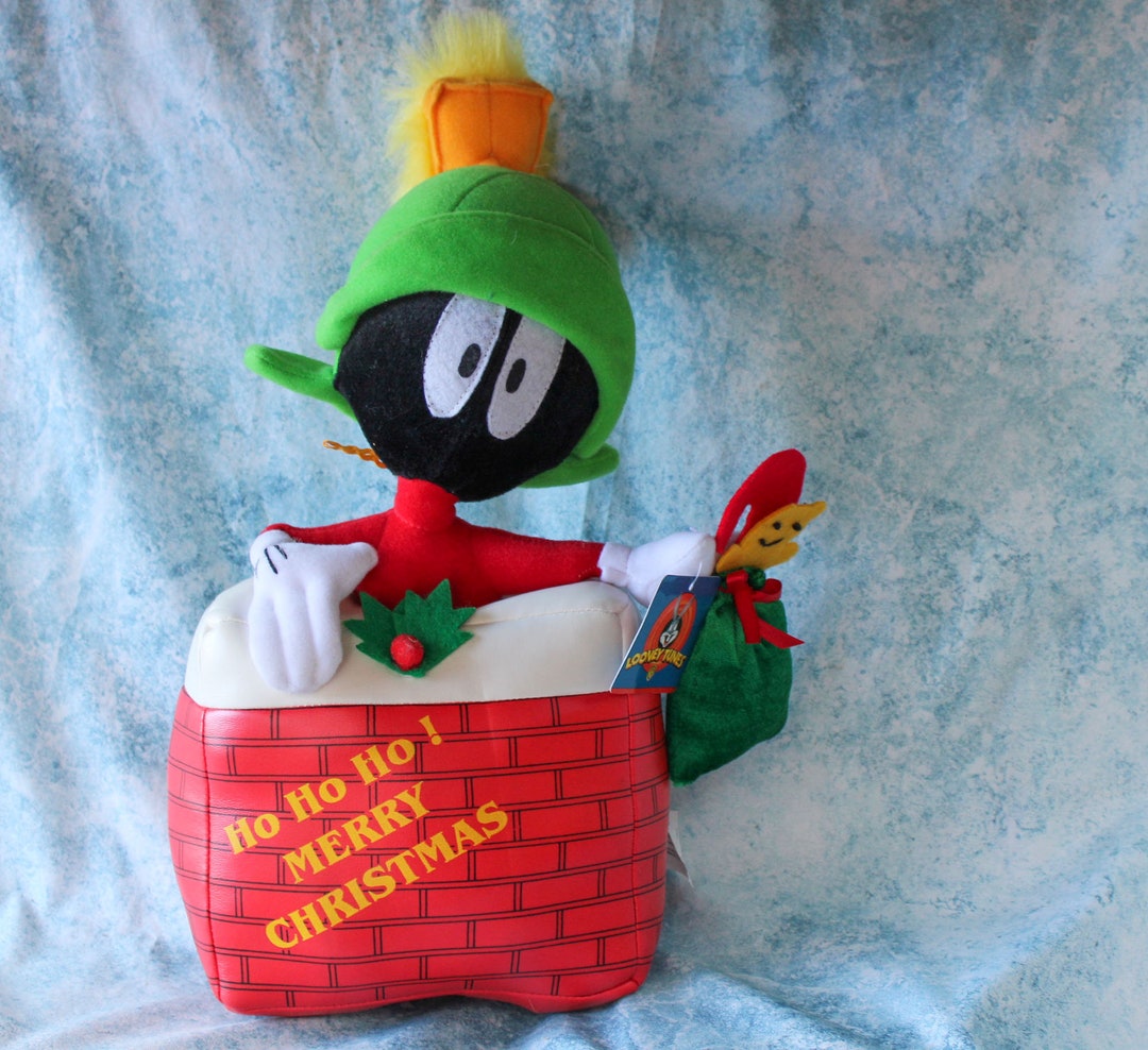 Marvin the Martian Santa Plush Toy Vintage 1990s Warner Bros - Etsy