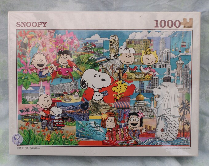 Appollo Sha's Peanuts Gang Jigsaw Puzzle World Snoopy 1000 Pieces Japan ...