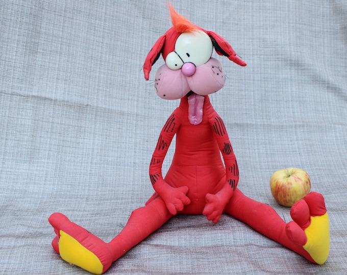 Bill the Cat From Bloom County Plush Toy Berkeley Breathed Vintage 1987 ...