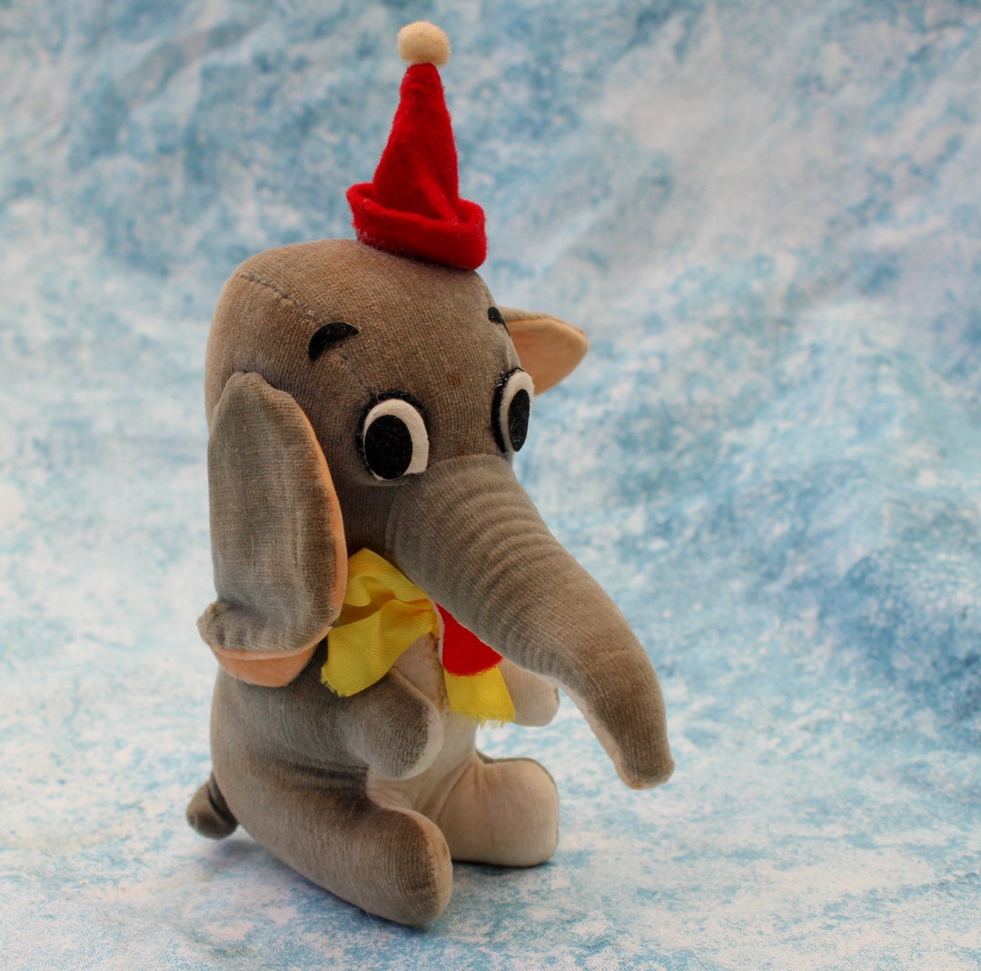Dumbo Stuffed Animal Disney Circus Elephant WDP 1960s Dream - Etsy
