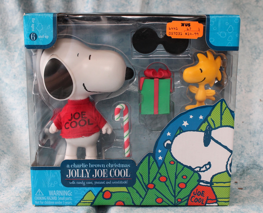 Snoopy's Jolly Joe Cool Charlie Brown Christmas Play Set - Etsy