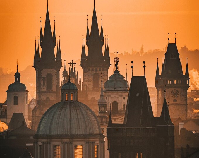 The City of a Hundred Spires - Prague - Fine Art Print - Etsy