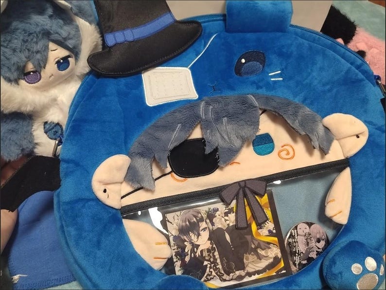 Black Butler Ciel Phantomhive Ita Bag Plush Backpack or Crossbody ...