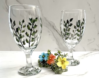 Hand Painted Goblet - Etsy