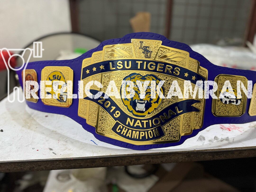 LSU Tigers Heavyweight Legacy Wrestling Championship Replica Title Belt ...