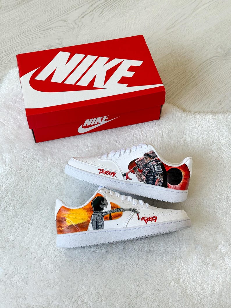 Berserk Air Force 1 - Hand Painted Guts , Griffith Nike Sneakers - Etsy