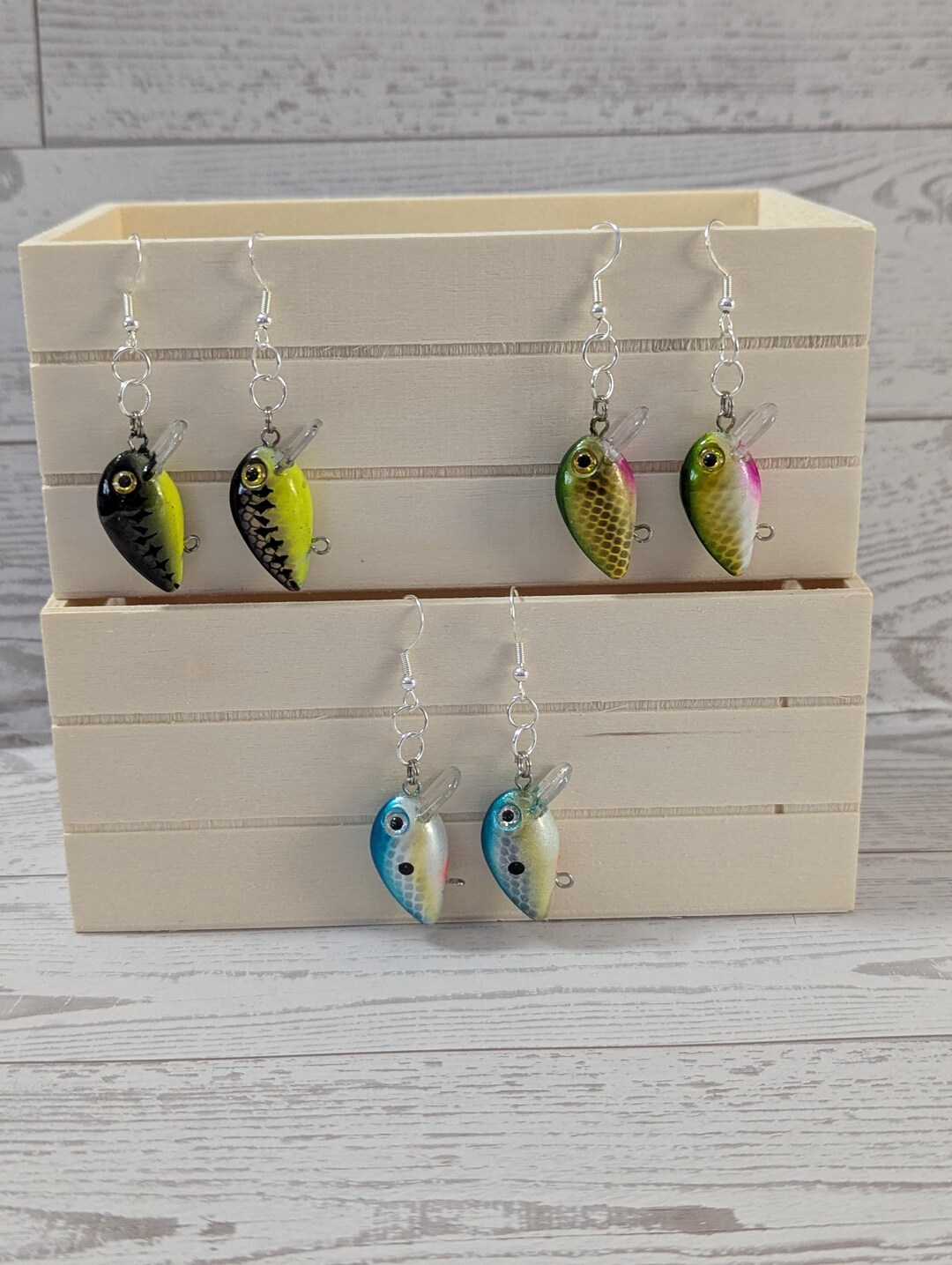 Fishing Lure Earrings - Etsy