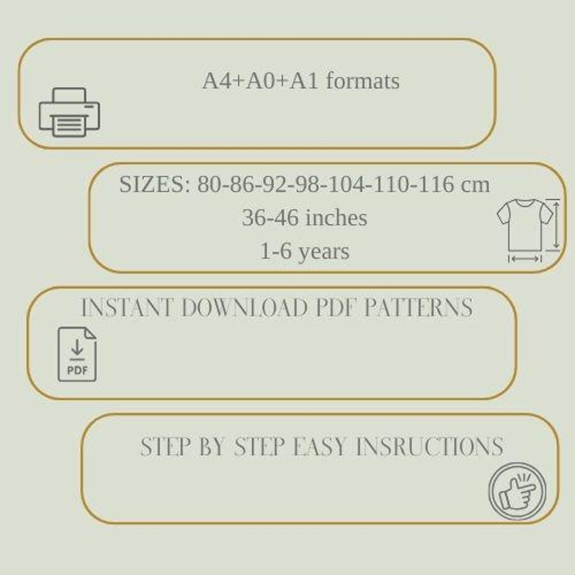 PDF Sewing Pattern Ava Top for Girls | One Shoulder Top Pattern Toddler ...