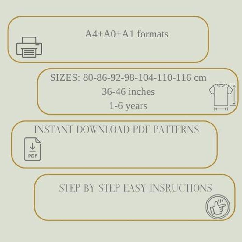 PDF Sewing Pattern Ava Top for Girls | One Shoulder Top Pattern Toddler ...