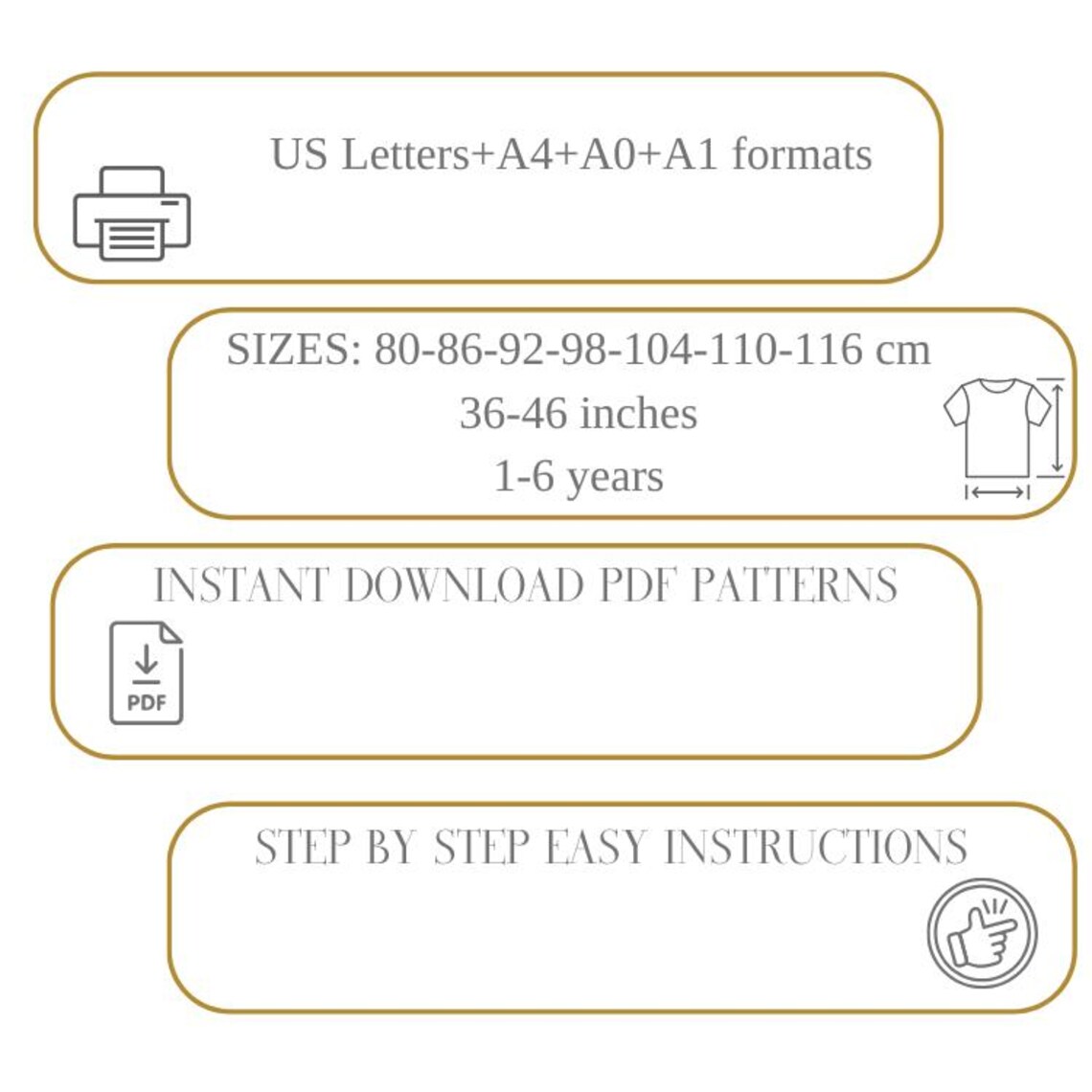 Leo Polo Shirt PDF Sewing Pattern: Toddler & Kids Knit Top (sizes 1-6Y ...
