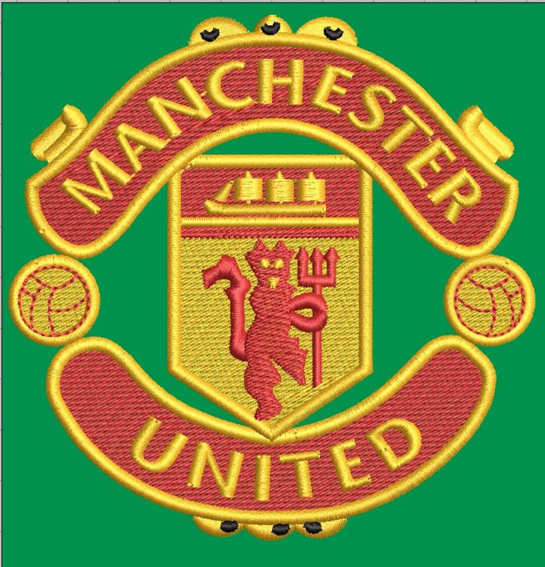 Manchester United F.C Embroidery Design - Etsy