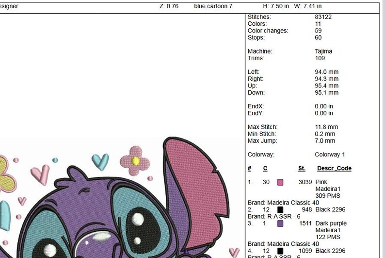 Lilo and Stitch Embroidery Design - Etsy