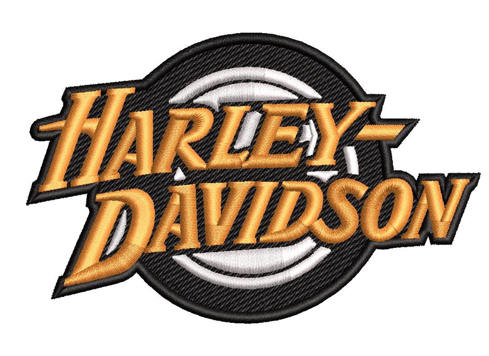 Harley Davidson Embroidery Design - Etsy