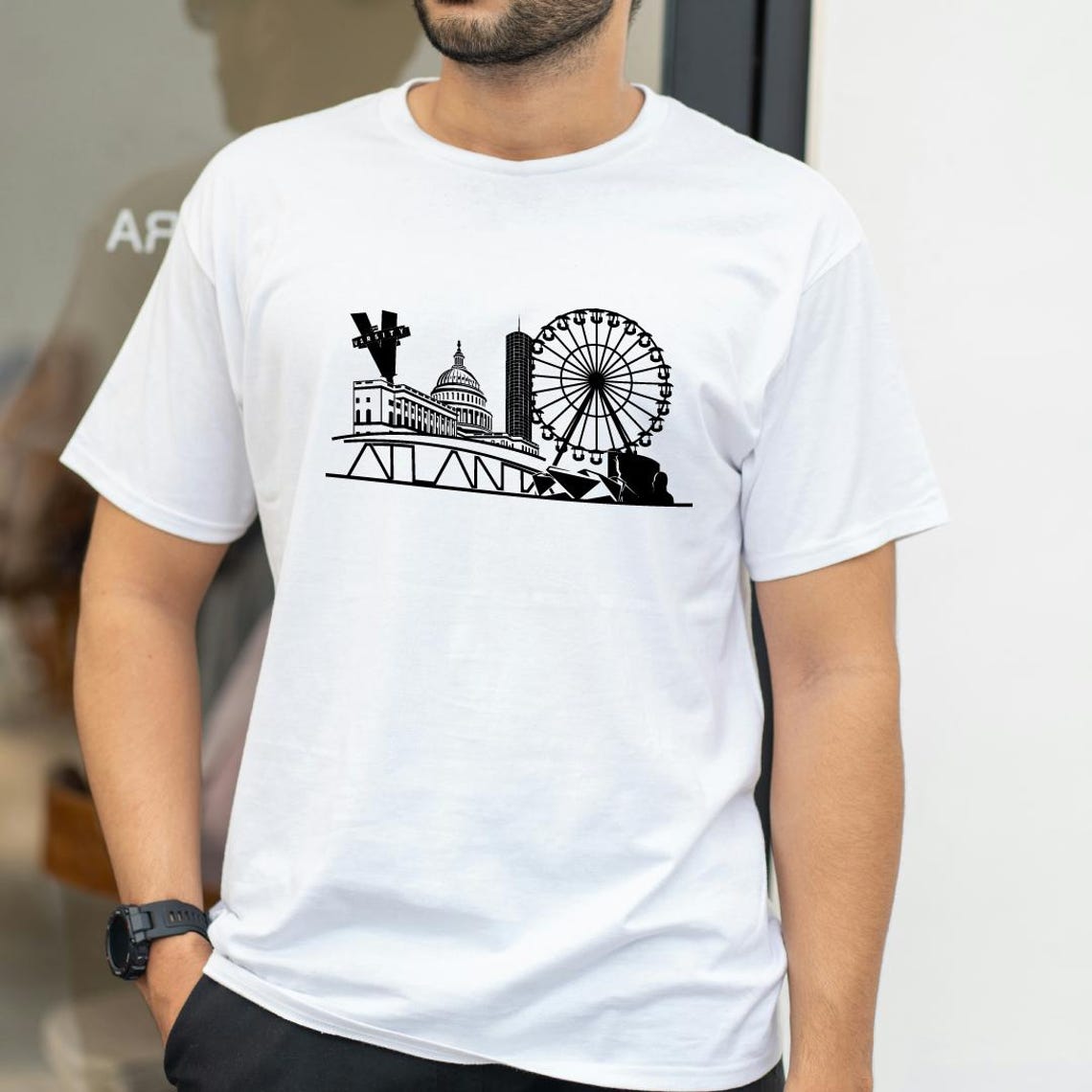 Atlanta Landmarks Svg, Atlanta Skyline Svg, Atlanta, Atlanta SVG, City ...