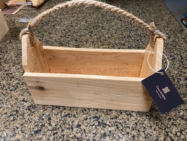 Rope Handle Tote, Rustic, Wooden, Decorative, Hand Made, Box - Etsy