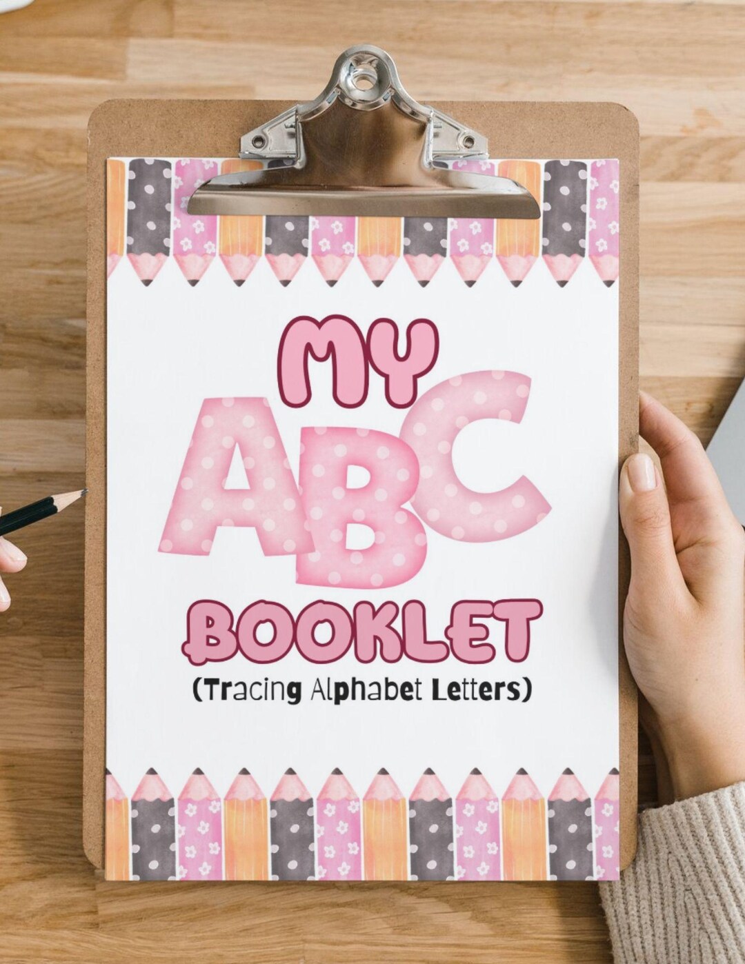 ABC Letter Tracing Booklet: Preschool & Kindergarten Writing Practice ...