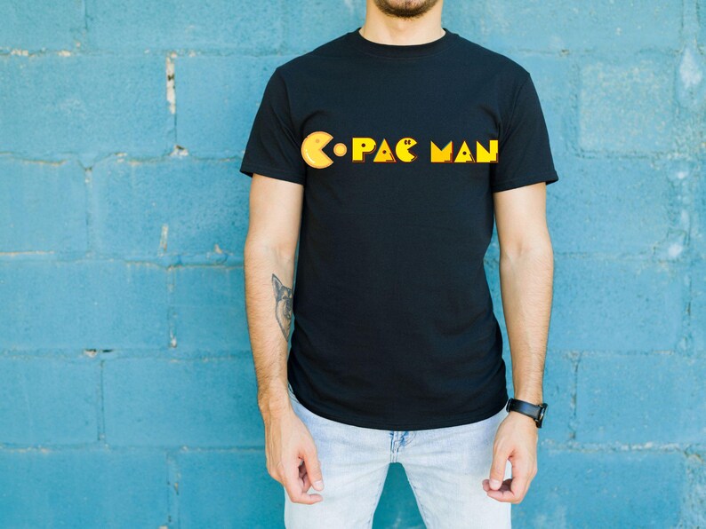 Retro Arcade Custom Name Sticker: Pac-man Style Decal (digital Download ...