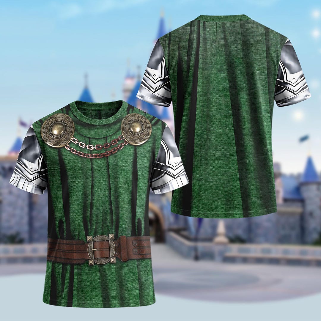 Marvel Doctor Doom Halloween Costume 3D T-shirt, Doomsday Cosplay ...