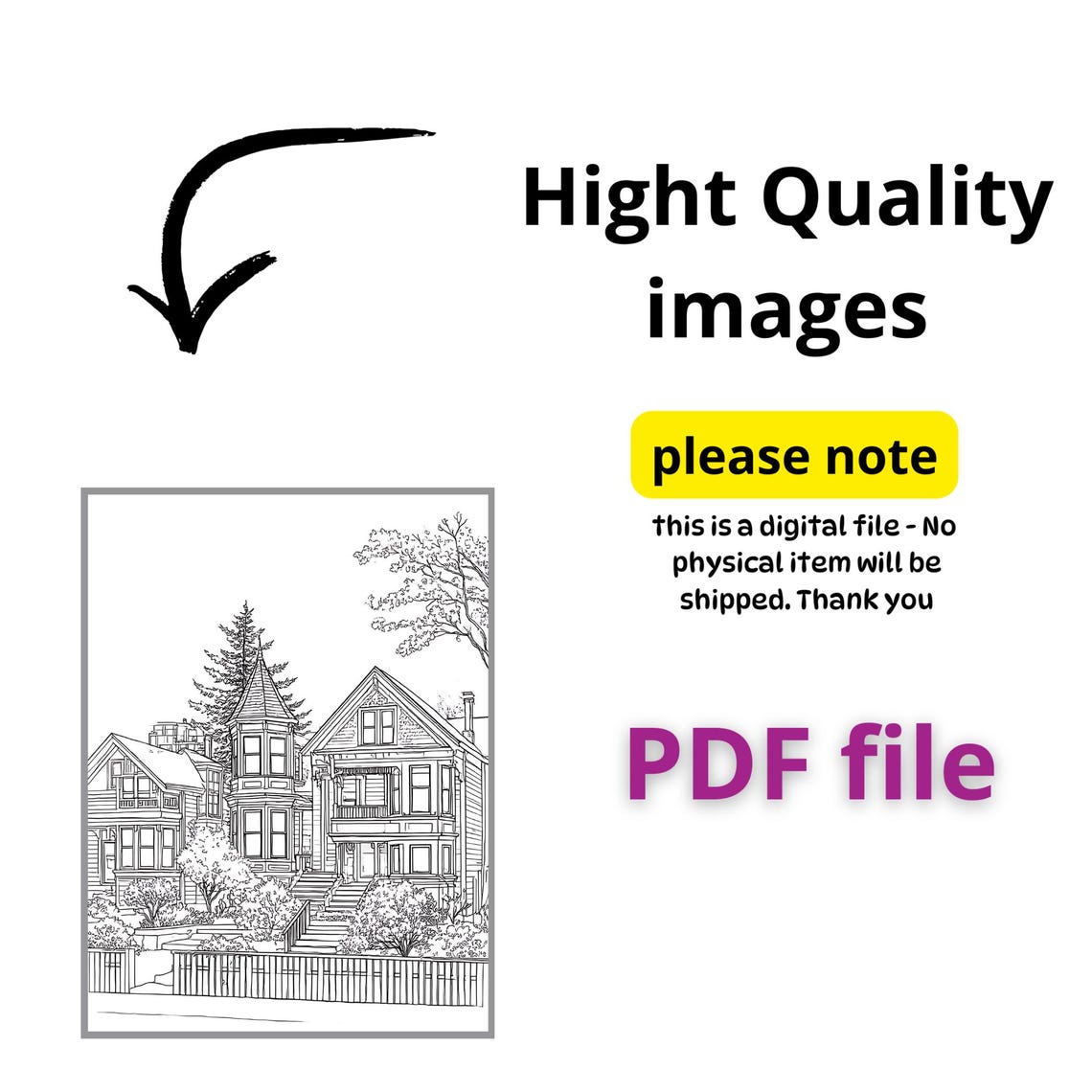 Printable House Coloring Pages, Cozy Cottage, Dream Home, Realistic ...
