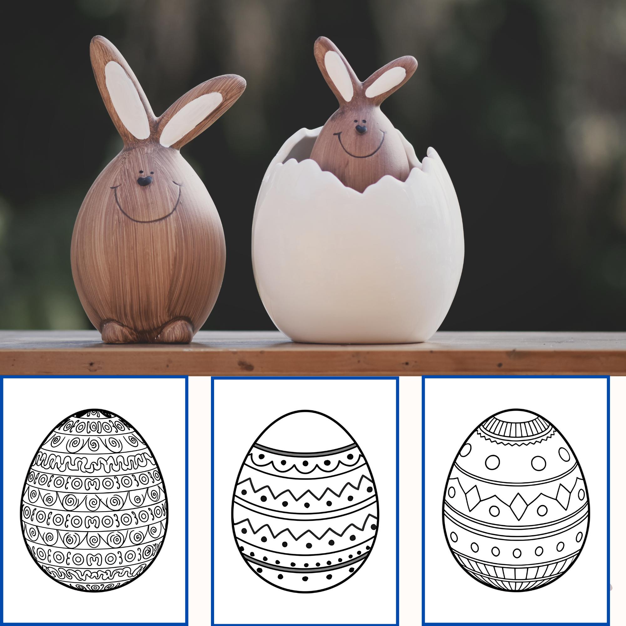 Intricate Easter Egg Coloring Page: Relaxing Art (printable) - Etsy