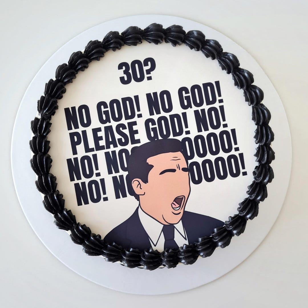 Sitcom Inspired 30th Birthday Digital Cake Topper - Etsy