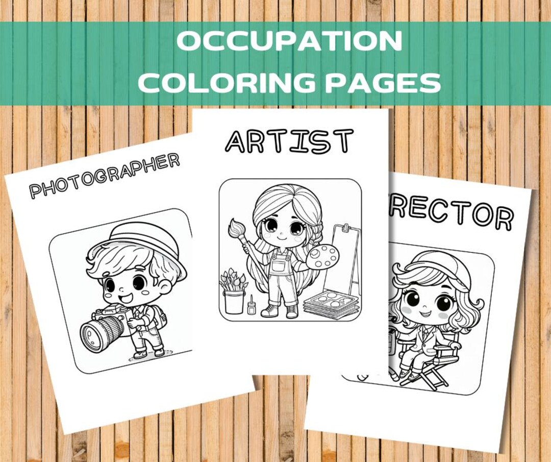 Occupation Coloring Pages L 39 Coloring Pages L Easy Kids Coloring ...