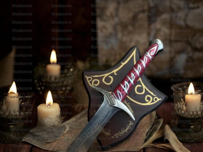 Anduril Sword of King Aragorn | LOTR Narsil Replica With Scabbard ...