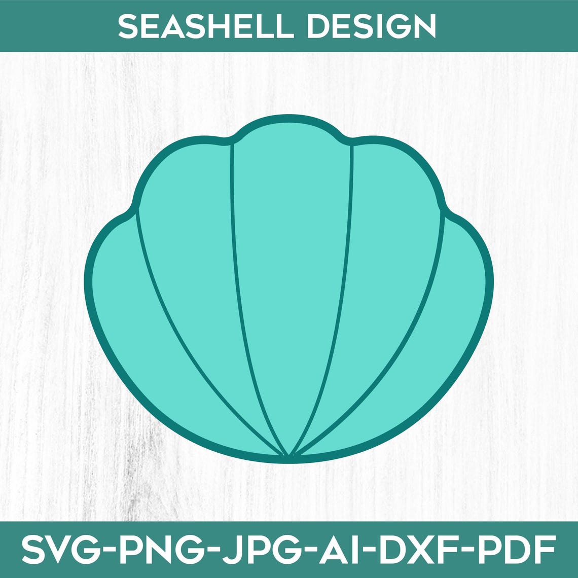 Seashell SVG Clipart: Beach & Summer Design (digital File) - Etsy