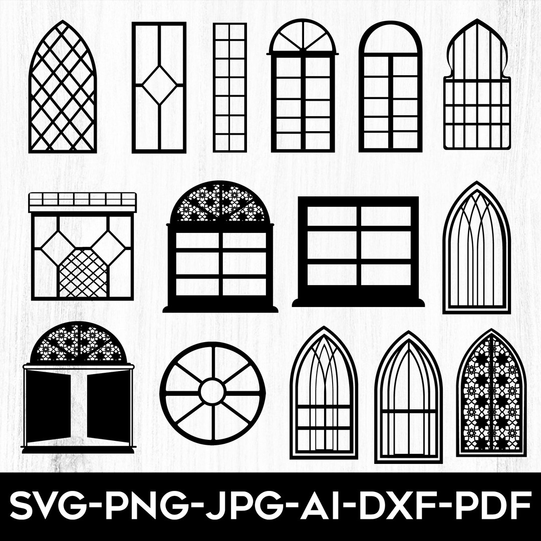 Window Bundle Svg, Window Clipart Image Window PNG, Window Cut File ...