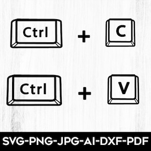 Ctrl C Ctrl V Svg, Father's Day Matching Svg, Dad and Baby Svg, Copy ...