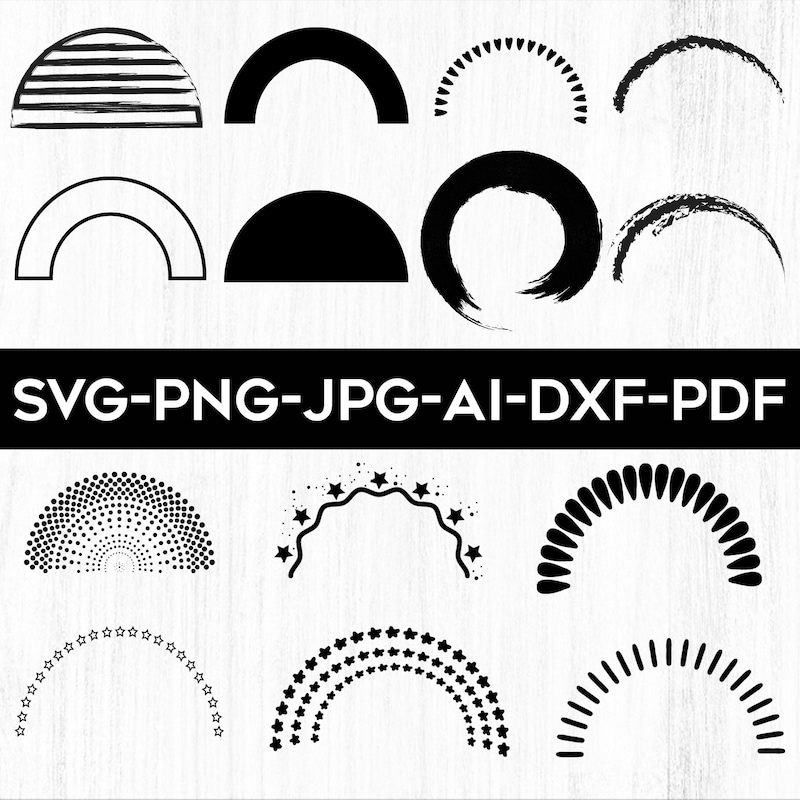 Half Circle Decor - Etsy