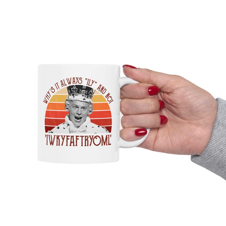 Hamilton Quote Mug: Funny King George, Rise up - Gift for Hamilton ...