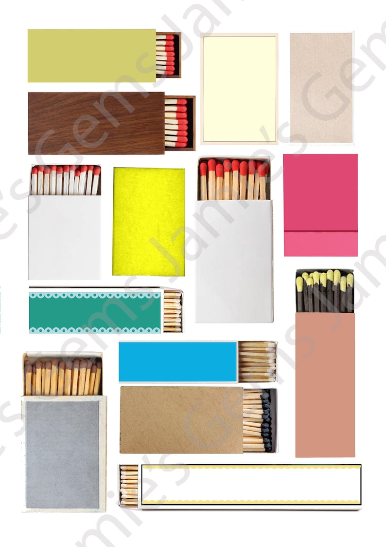 Matchbox Poster Template - A3 Printable Download (JPEG & PSD) - Etsy ...