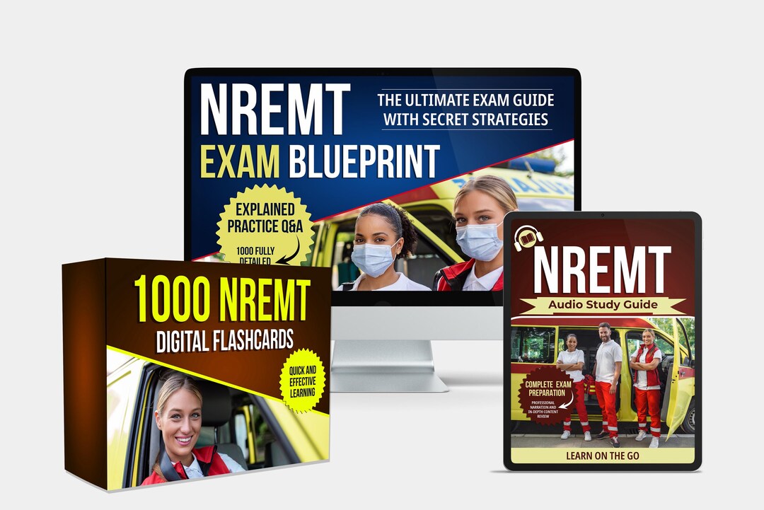 NREMT EMT Exam Study Guide: 1000+ Test Qs + Audio (digital Download) - Etsy