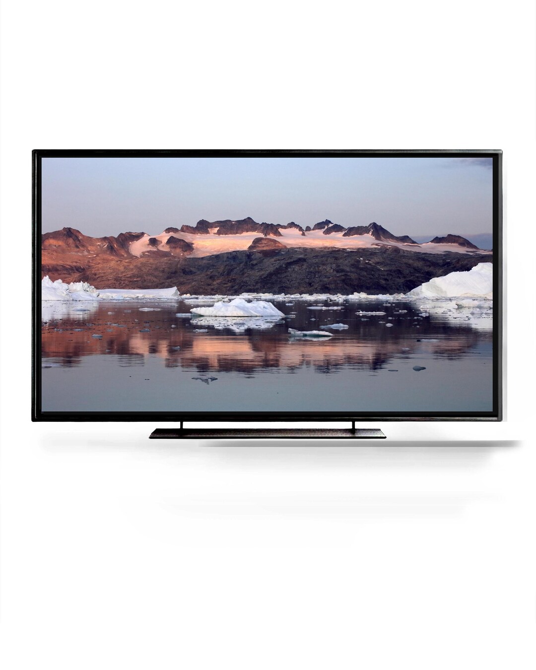 Digital Frame 4K/8K TV - Arctic Alpenglow Mountain Reflection Art ...