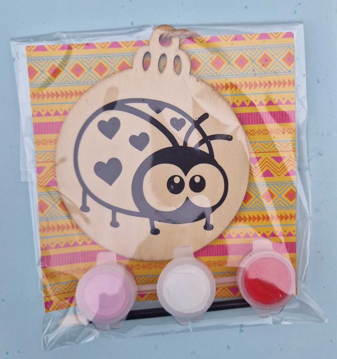 Paint Your Own Wooden Ladybird Ladybug Decoration Childrens Crafts ...