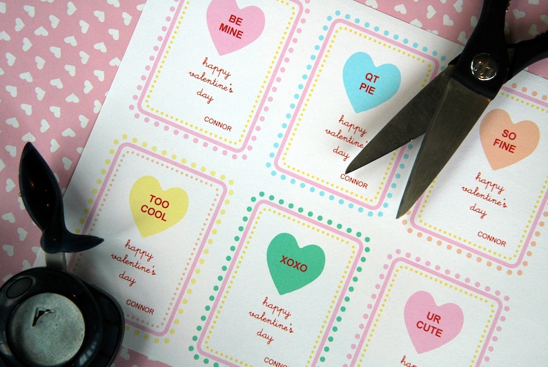 Sweetheart Valentine's Day Cards - Instant Downloadable PDF **NOT ...