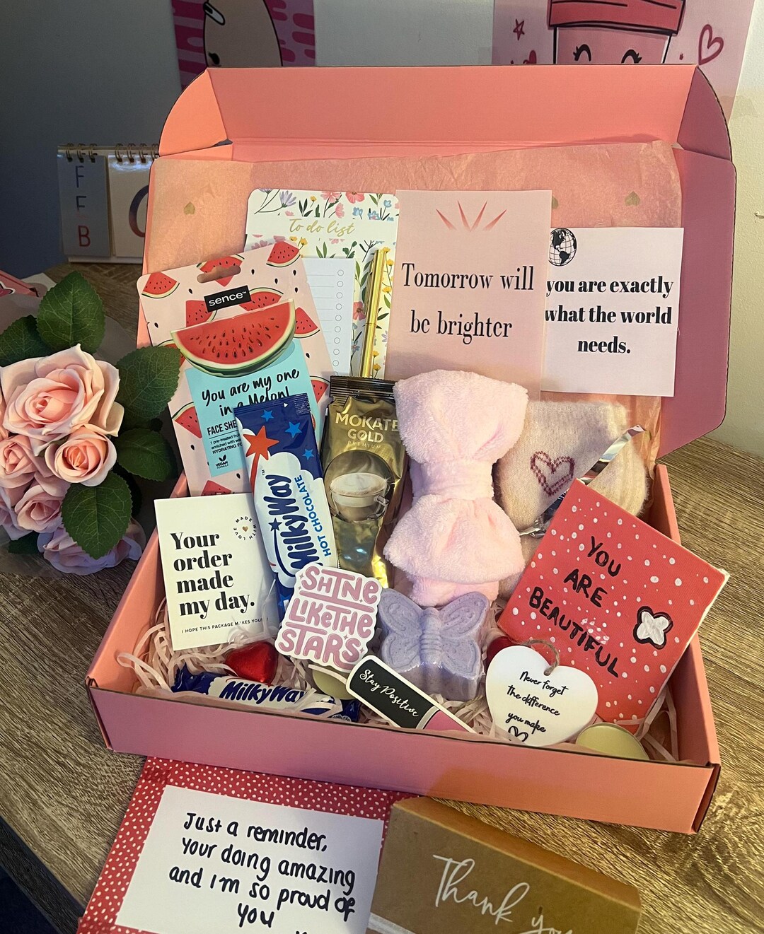 Thoughtful Cherish Box |gift for Her| Self Care Package| Birthday Box| Get Well Soon| Thank You ...