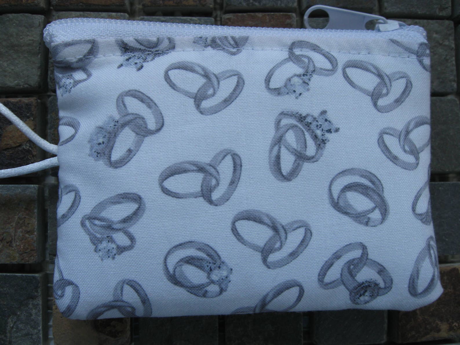Silver Wedding Rings Print Mini Pouch Coin Purse Gift Card Bag - Etsy